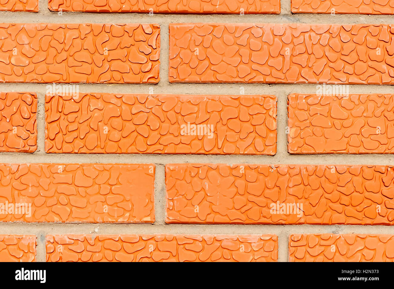 macro shot of a brick wall for background Stock Photo - Alamy