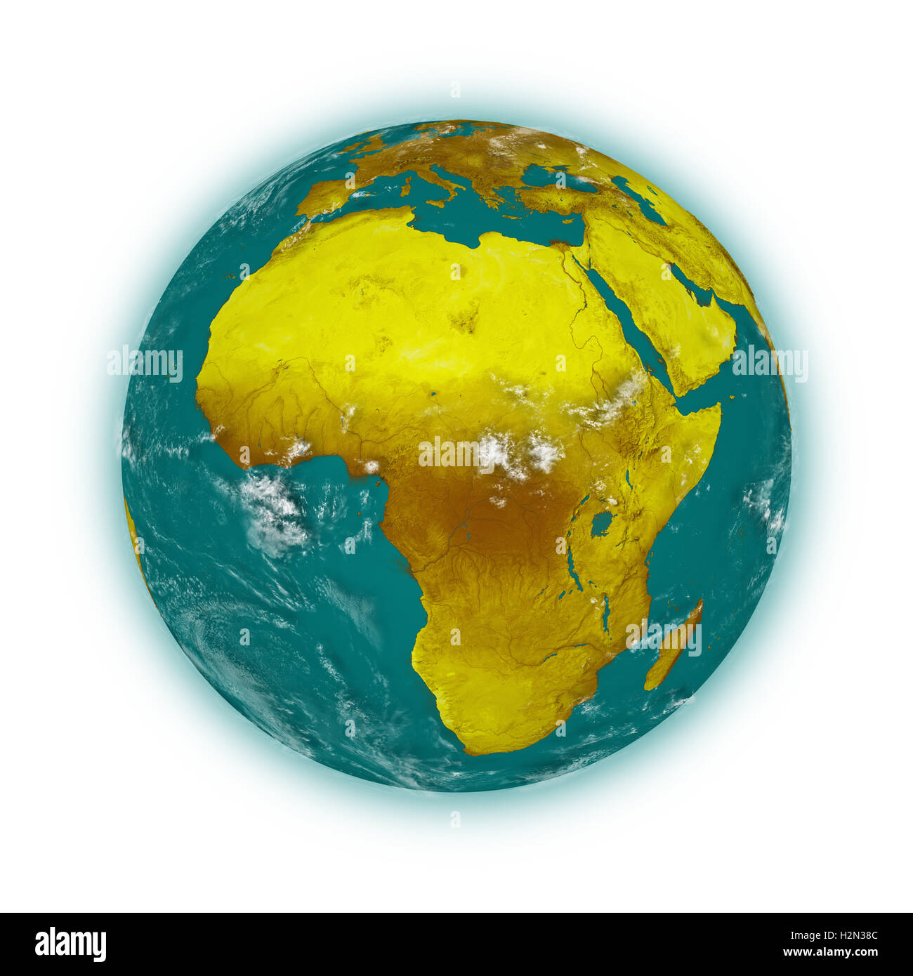 Africa on planet Earth Stock Photo - Alamy