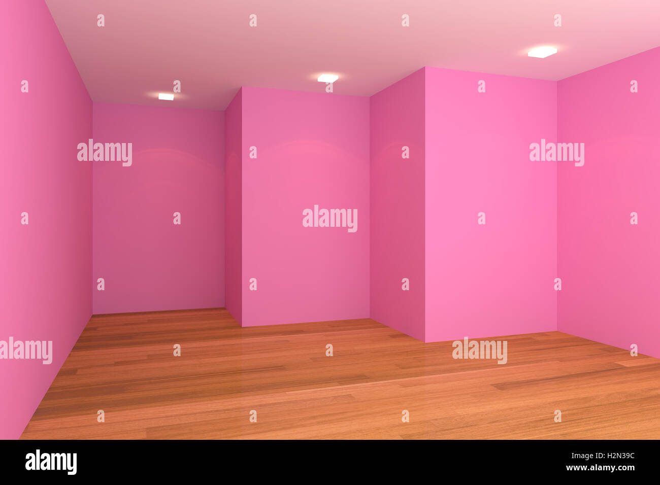 pink empty room Stock Photo - Alamy