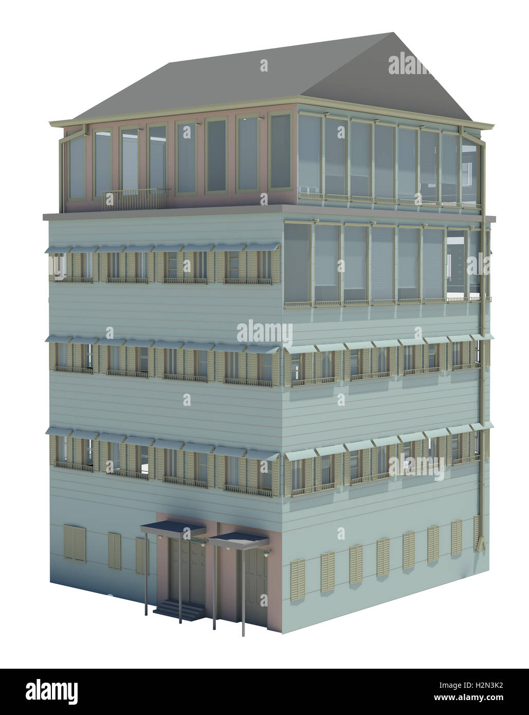 Highly detailed building Stock Photo - Alamy