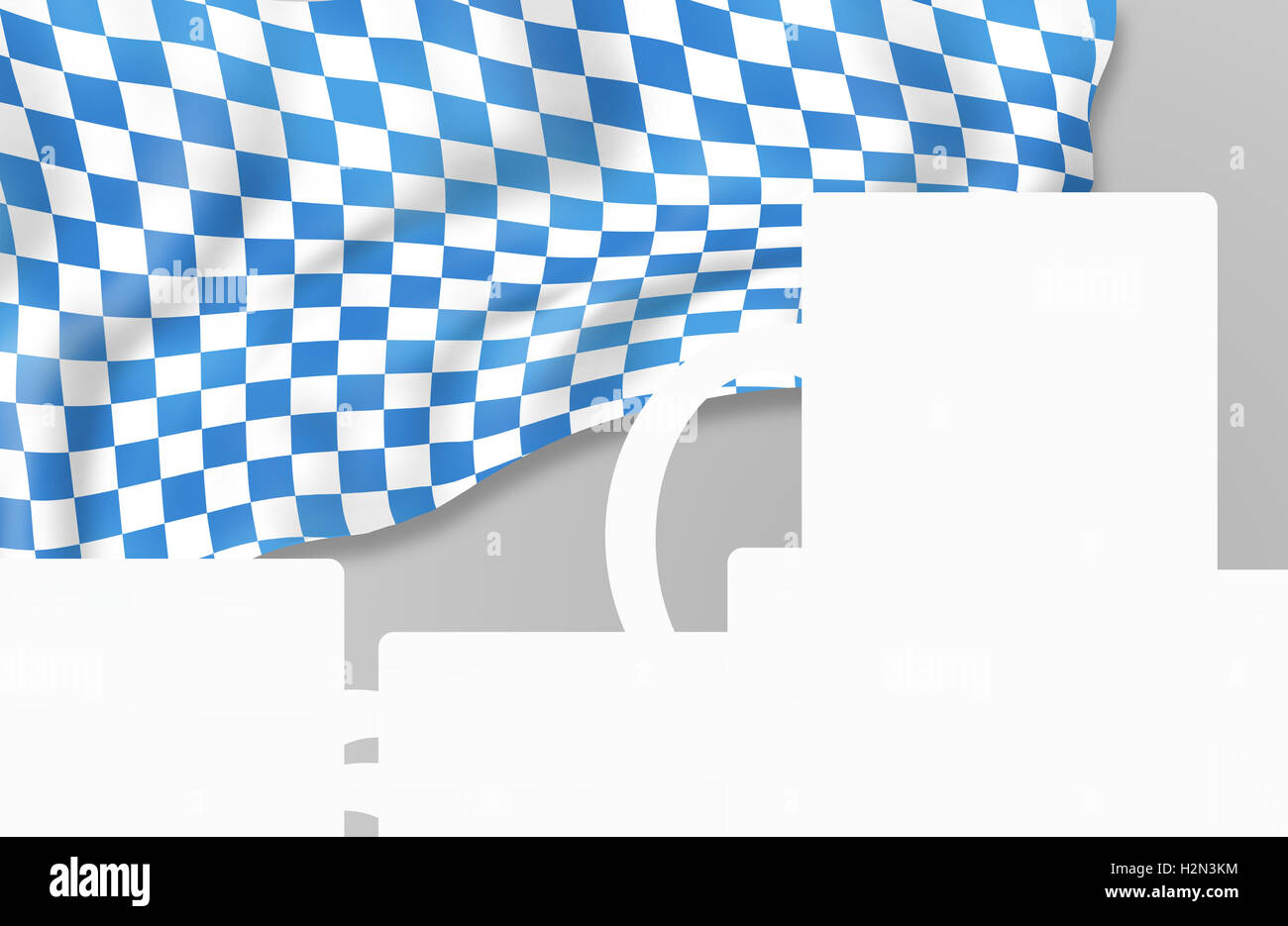 Bavaria Oktoberfest festival fresh design blue color Stock Photo - Alamy