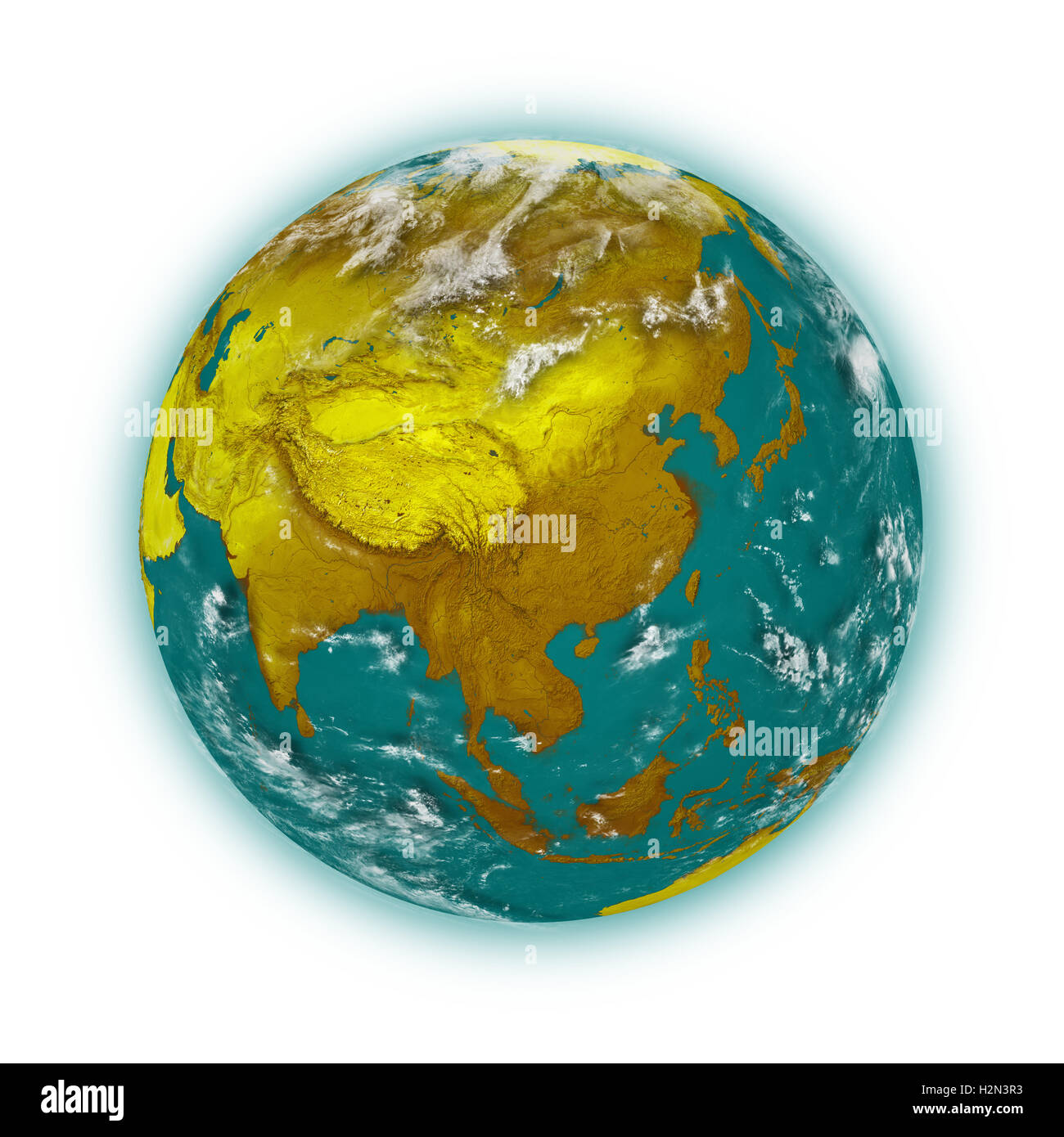 Southeast Asia on planet Earth Stock Photo - Alamy