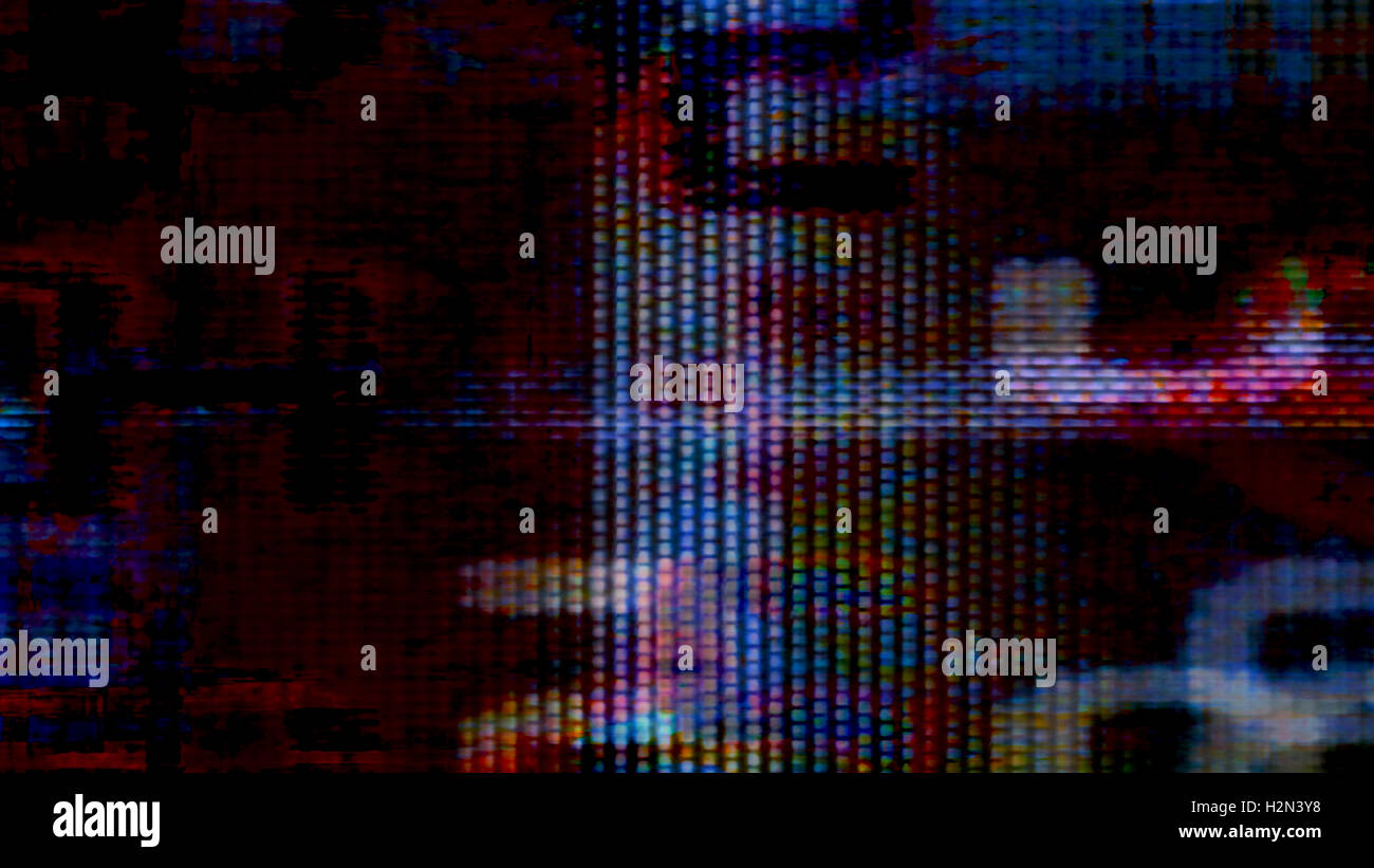 Futuristic Screen Display Pixels 11003 Stock Photo - Alamy