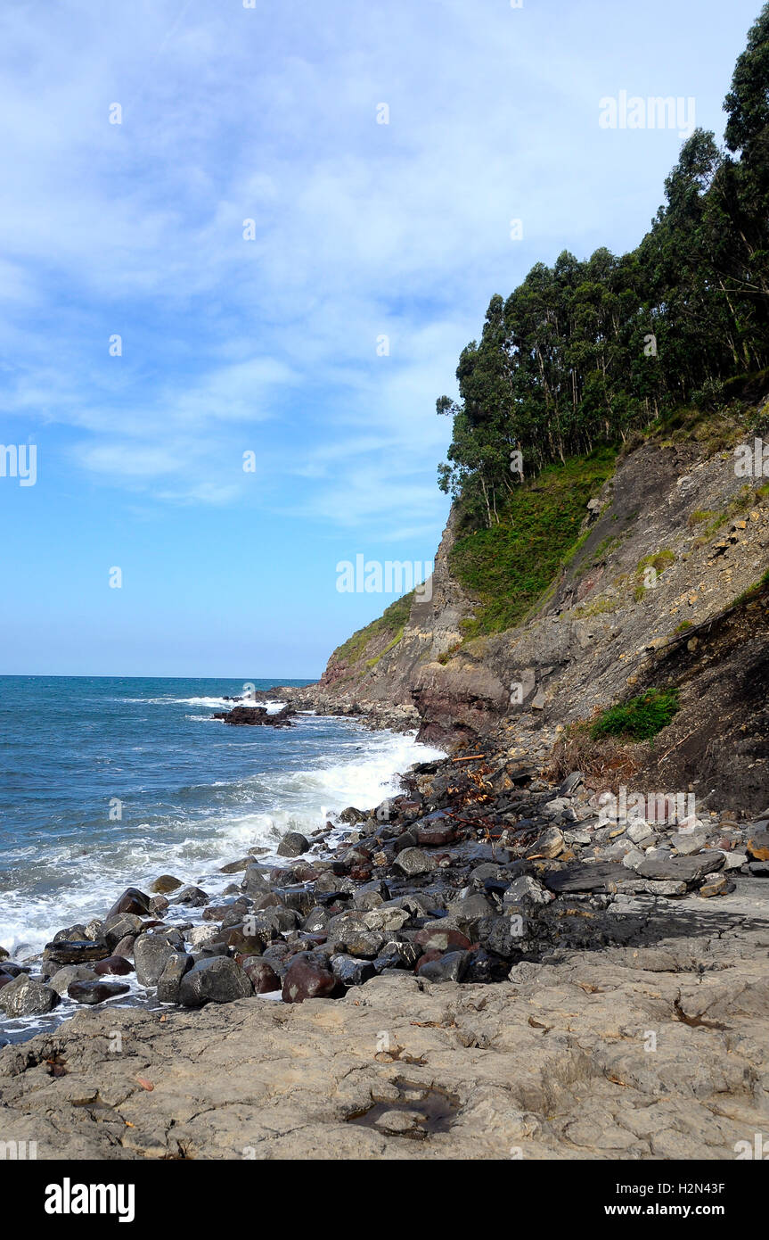 Griega colunga beach spain hi-res stock photography and images - Alamy