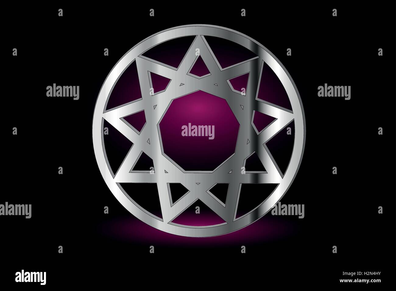 Nine Pointed Star High Resolution Stock Photography and Images - Alamy
