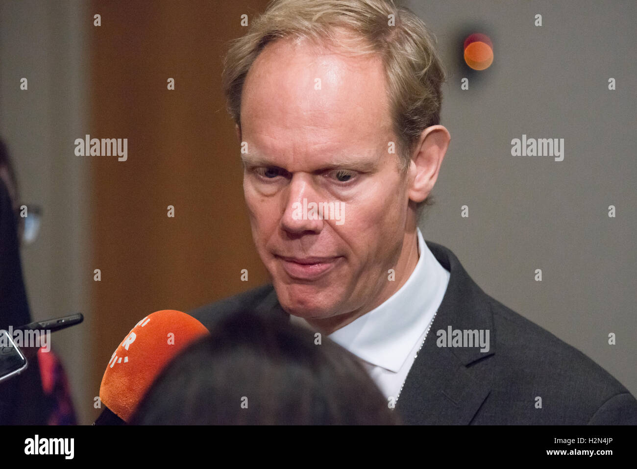 New York, United States. 29th Sep, 2016. UK Ambassador to the UN ...