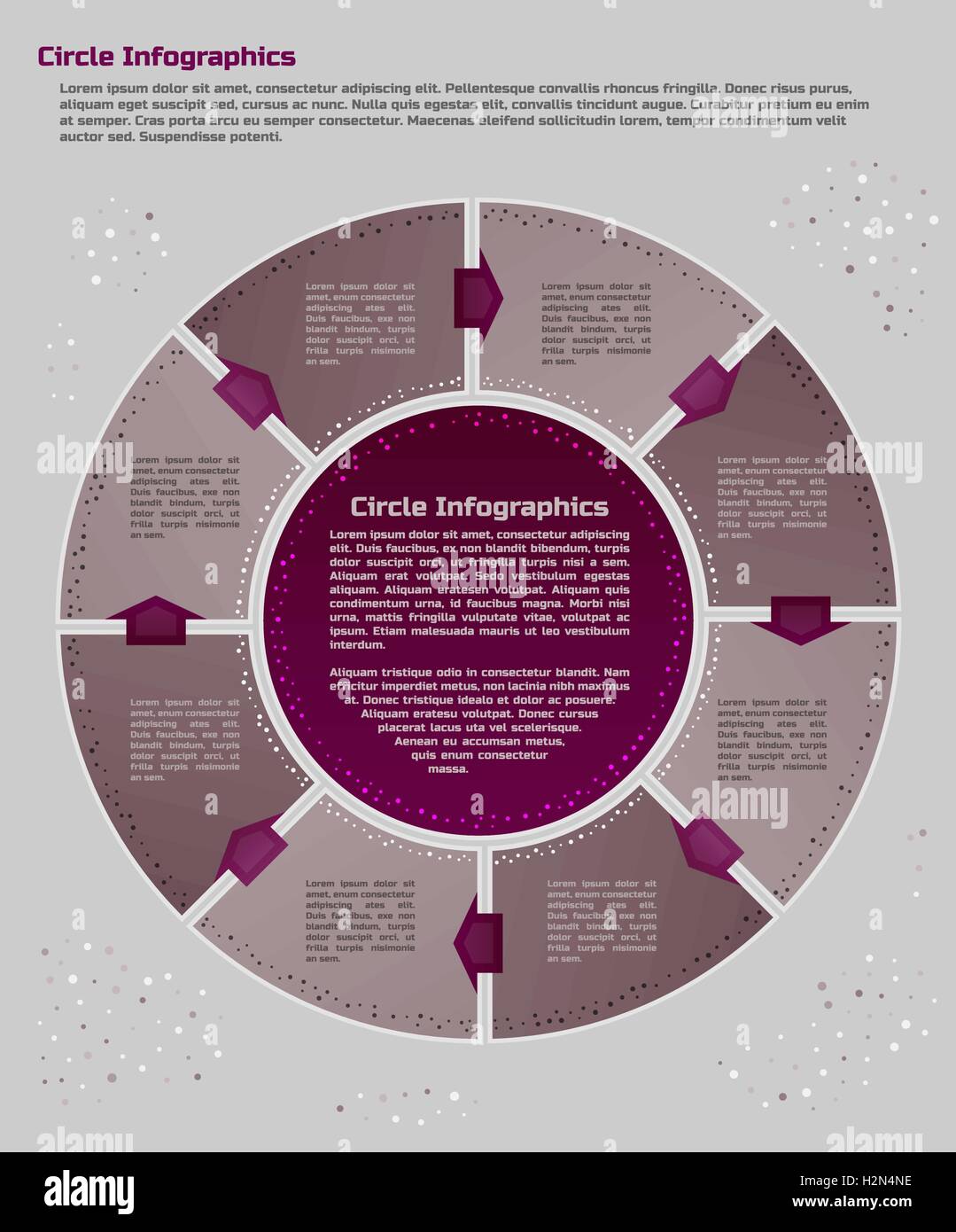 circular infographic design template Stock Vector Image & Art - Alamy