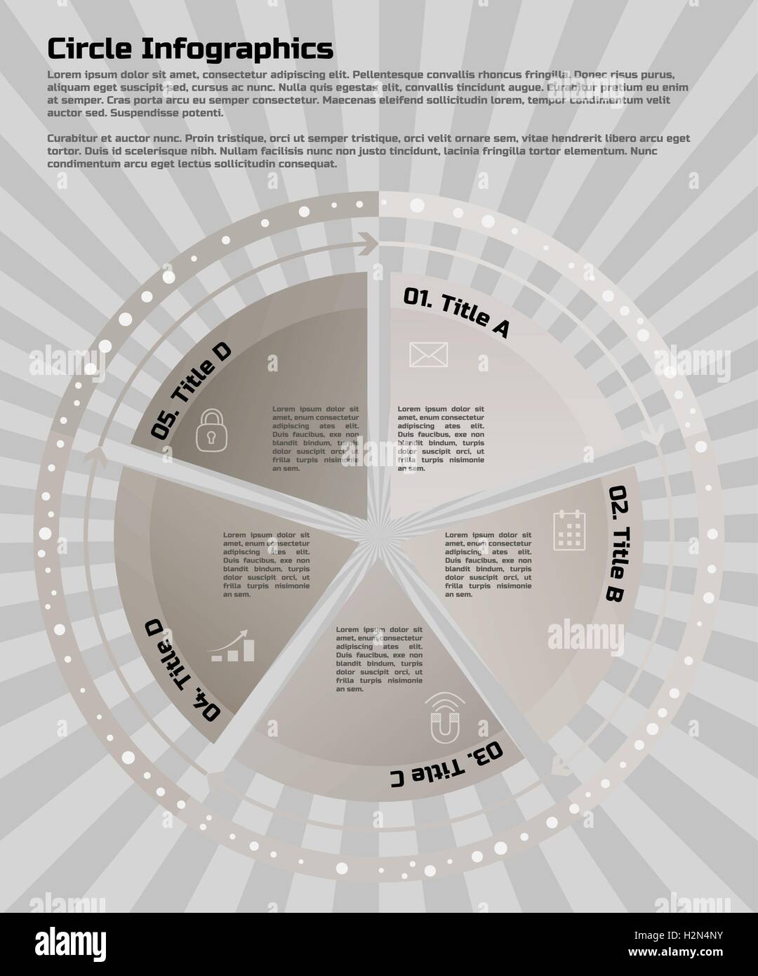circular infographic design template Stock Vector Image & Art - Alamy