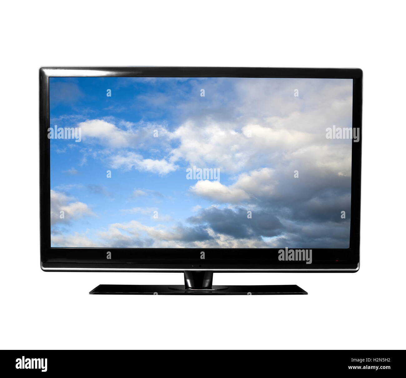 tv monitor with sky view Stock Photo - Alamy