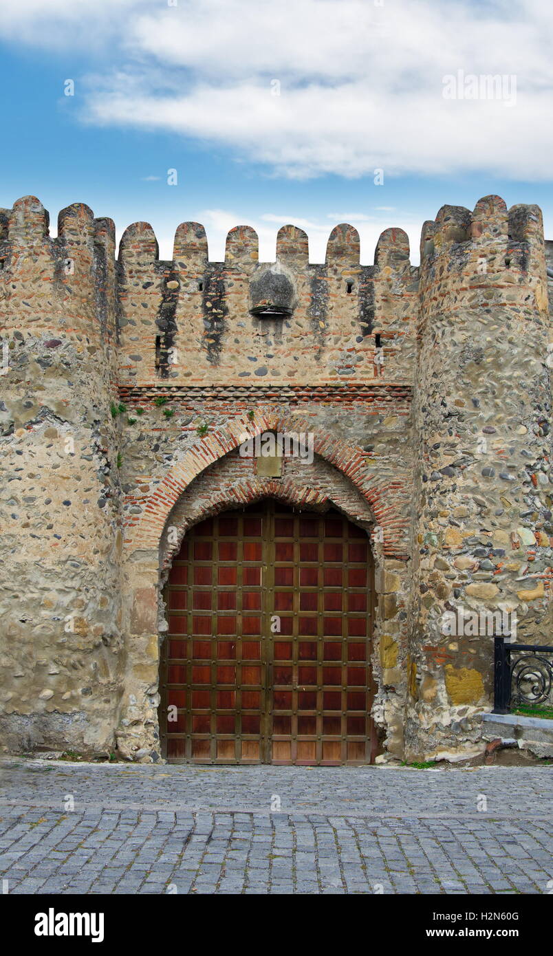 Vintage castle gate in Georgia.Caucasus Stock Photo - Alamy