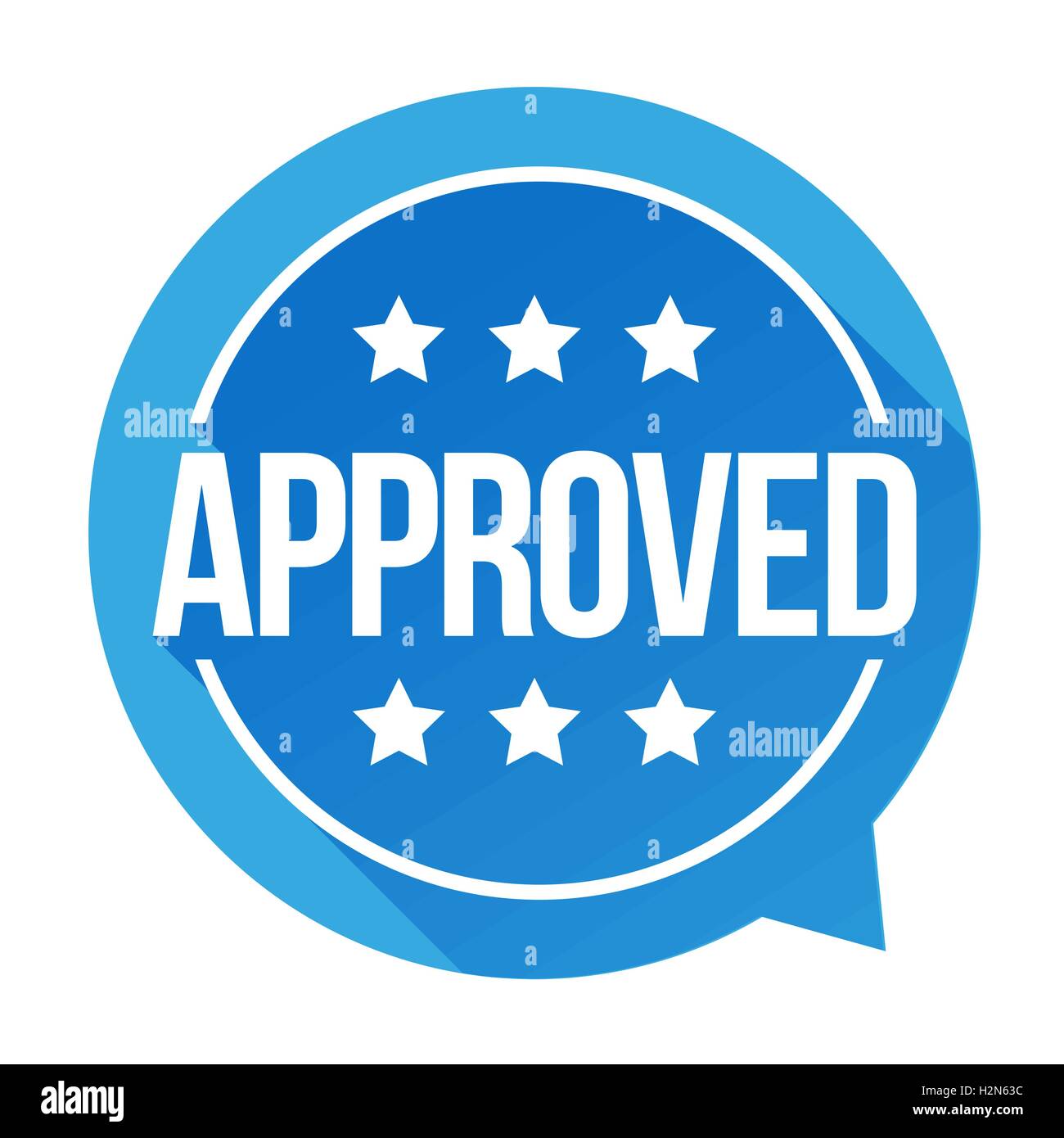 Approved sign vector badge Stock Vector Image & Art - Alamy