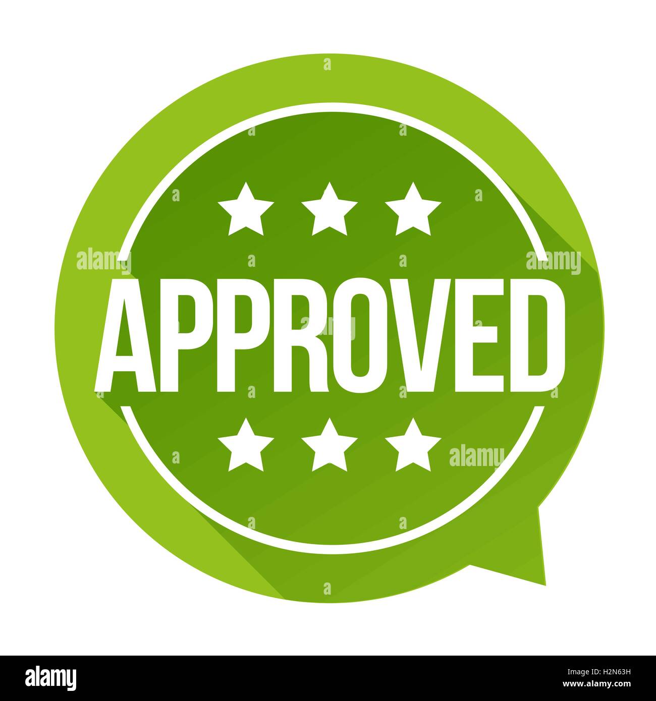 Approved sign vector badge Stock Vector Image & Art - Alamy