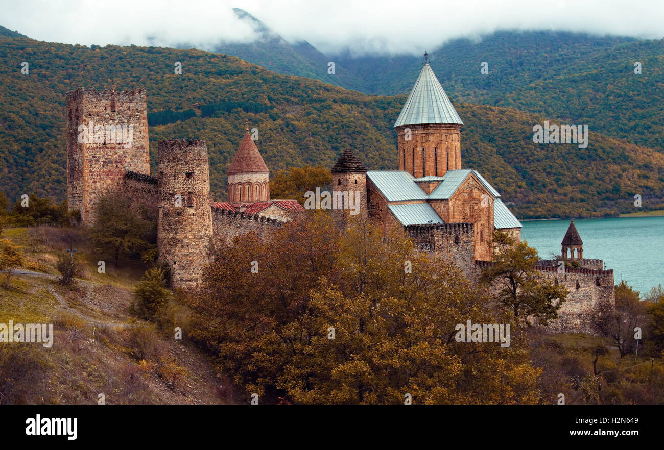 Ananuri castle. Republic of Georgia Stock Photo - Alamy