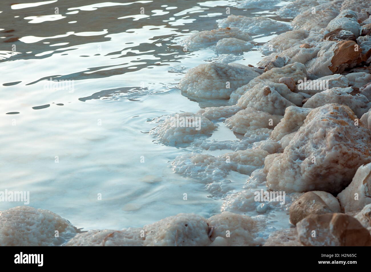 Salt minerals of the Dead Sea.Israel Stock Photo - Alamy