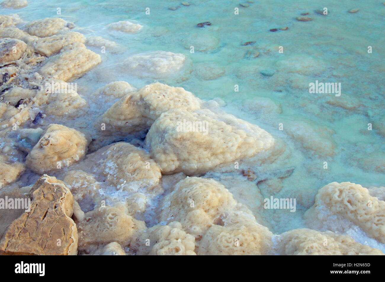 Salt minerals of the Dead Sea.Israel Stock Photo - Alamy