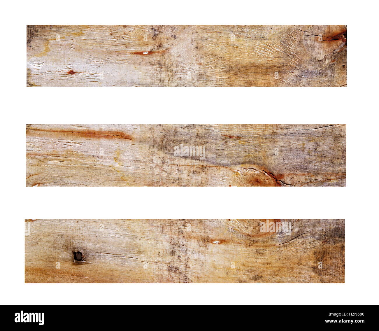 Old wooden plank cracked Cut Out Stock Images & Pictures - Alamy