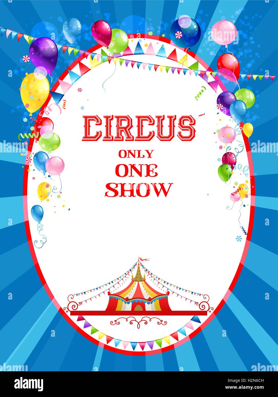 Circus retro poster hi-res stock photography and images - Alamy