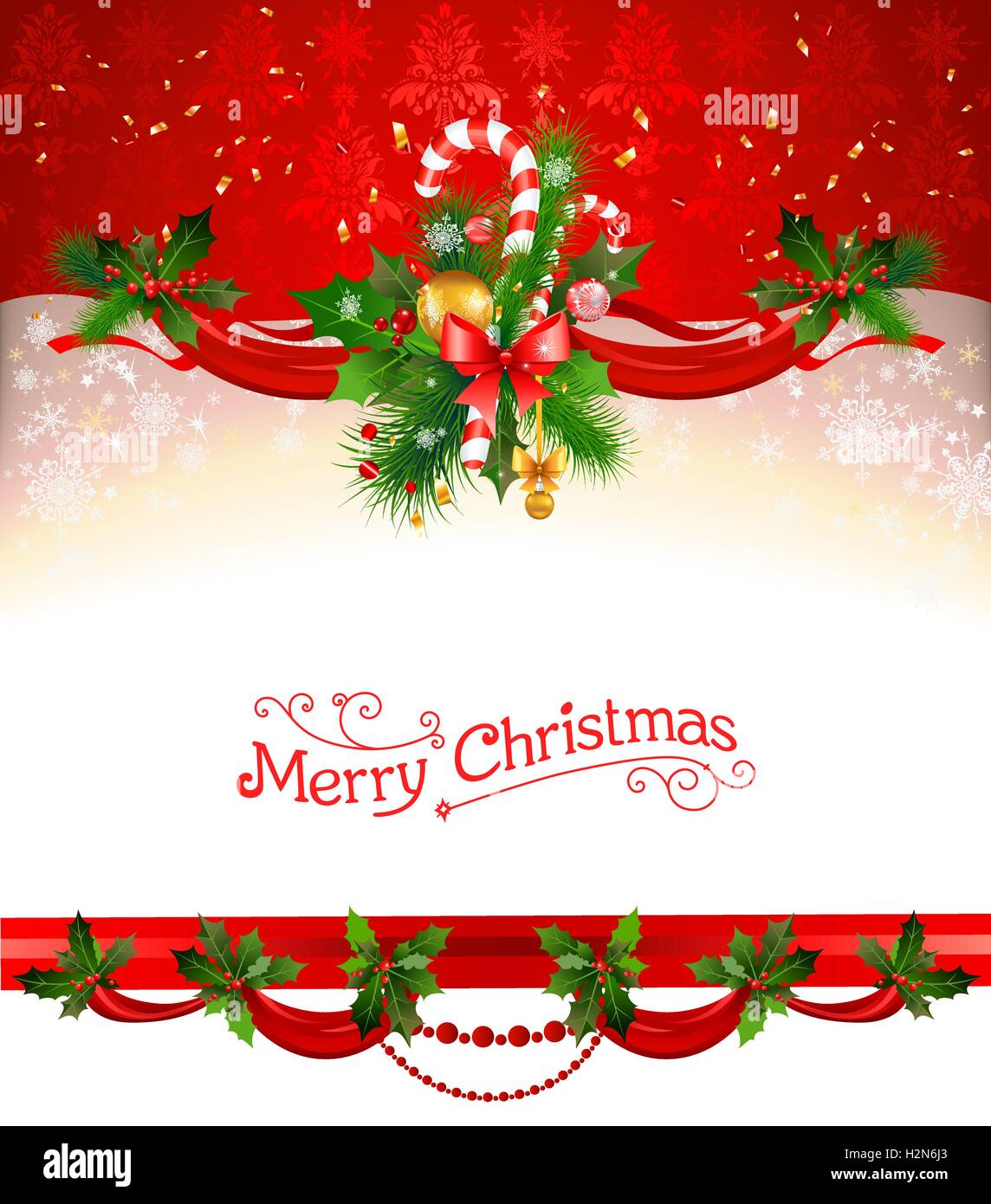 Christmas ornament in tinsel Stock Vector Images - Alamy