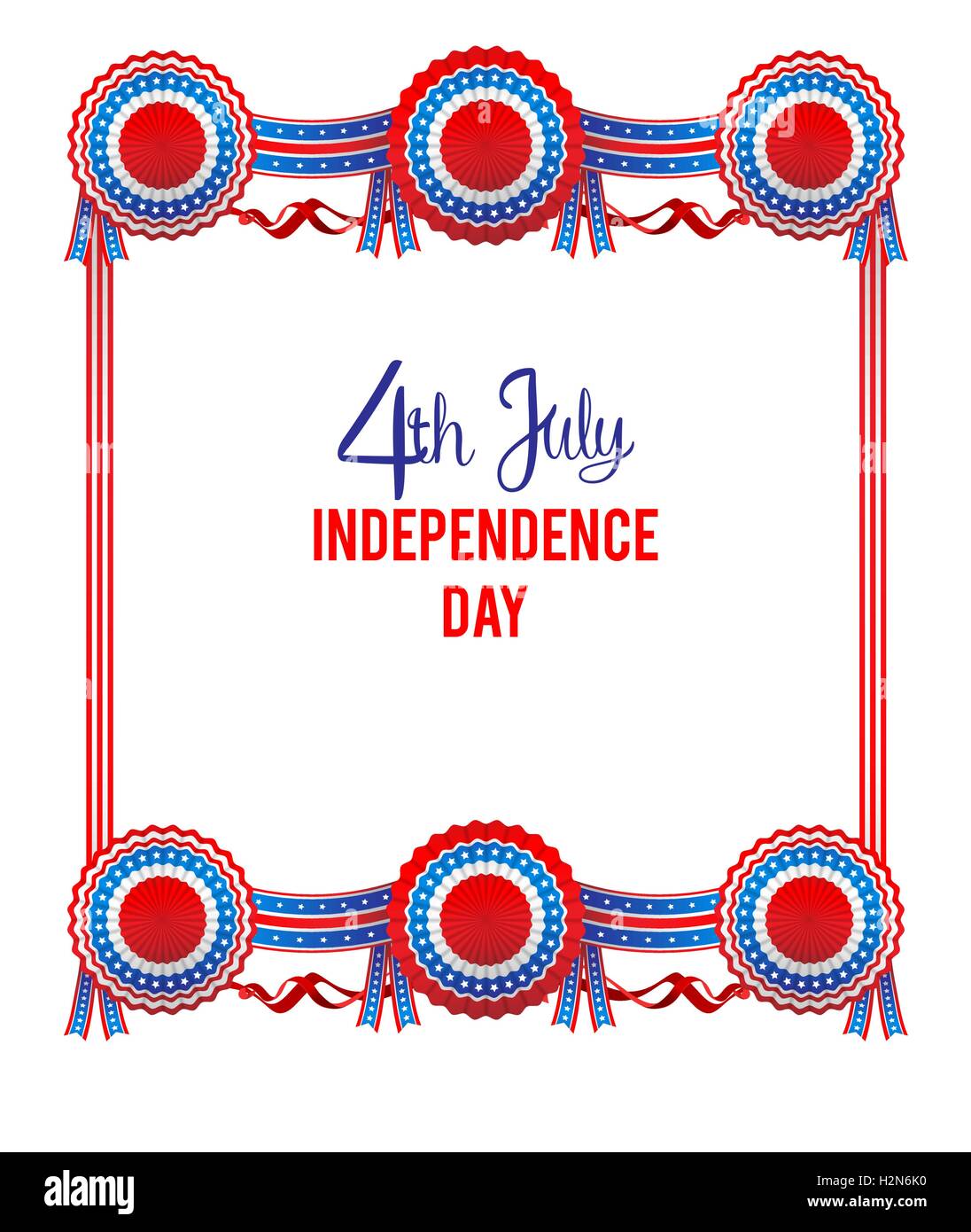 Independence day frame Stock Vector Image & Art - Alamy