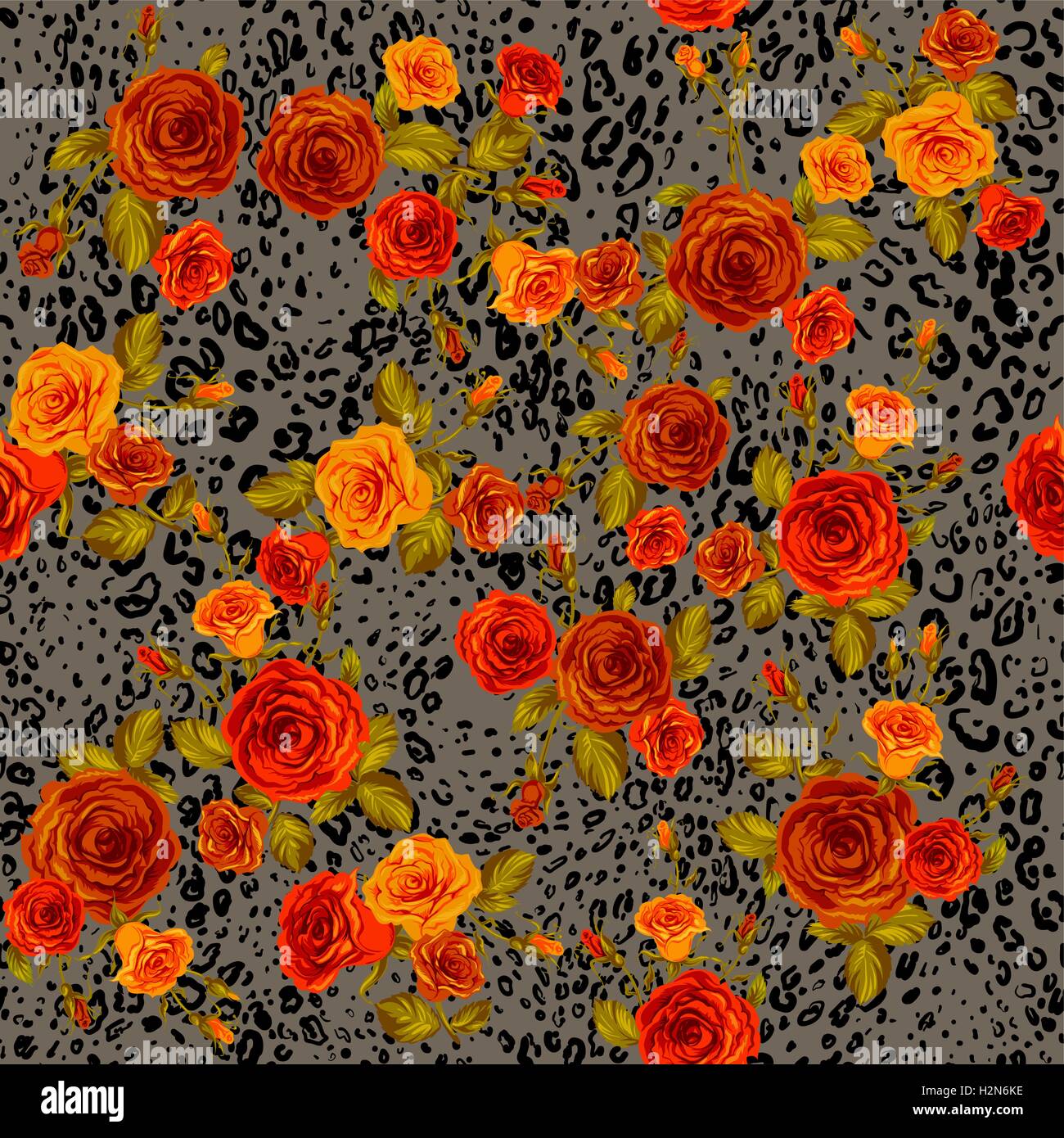 Roses pattern hi-res stock photography and images - Alamy