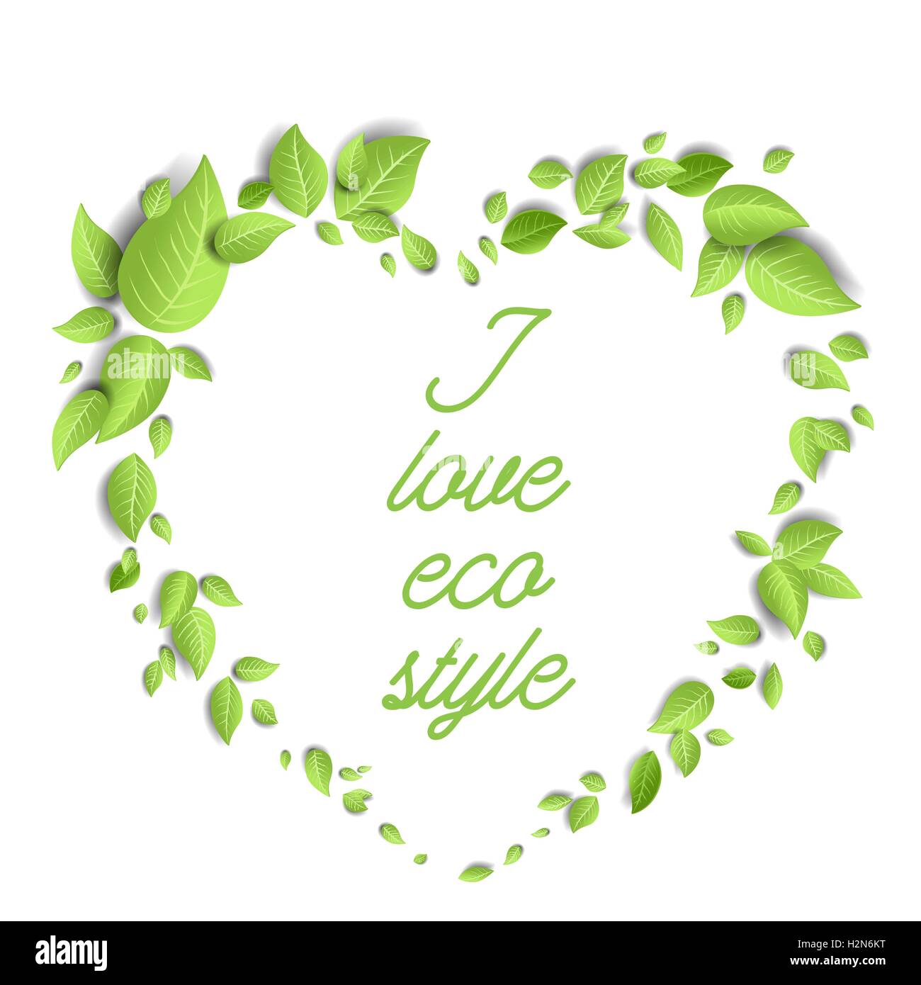 Love eco style Stock Vector Image & Art - Alamy