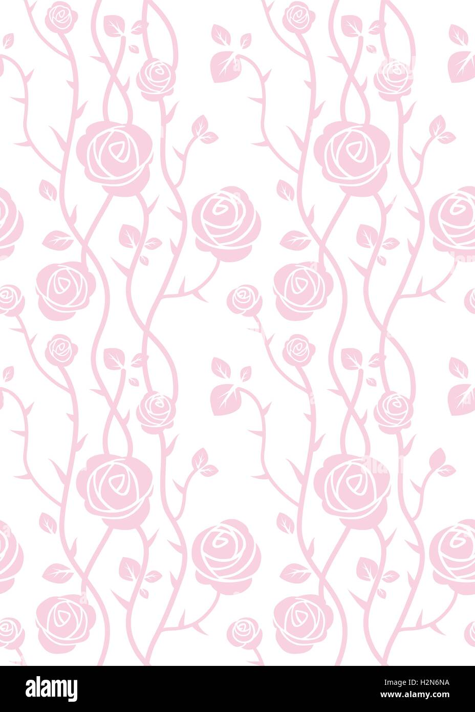Pastel roses pattern Stock Vector Image & Art - Alamy