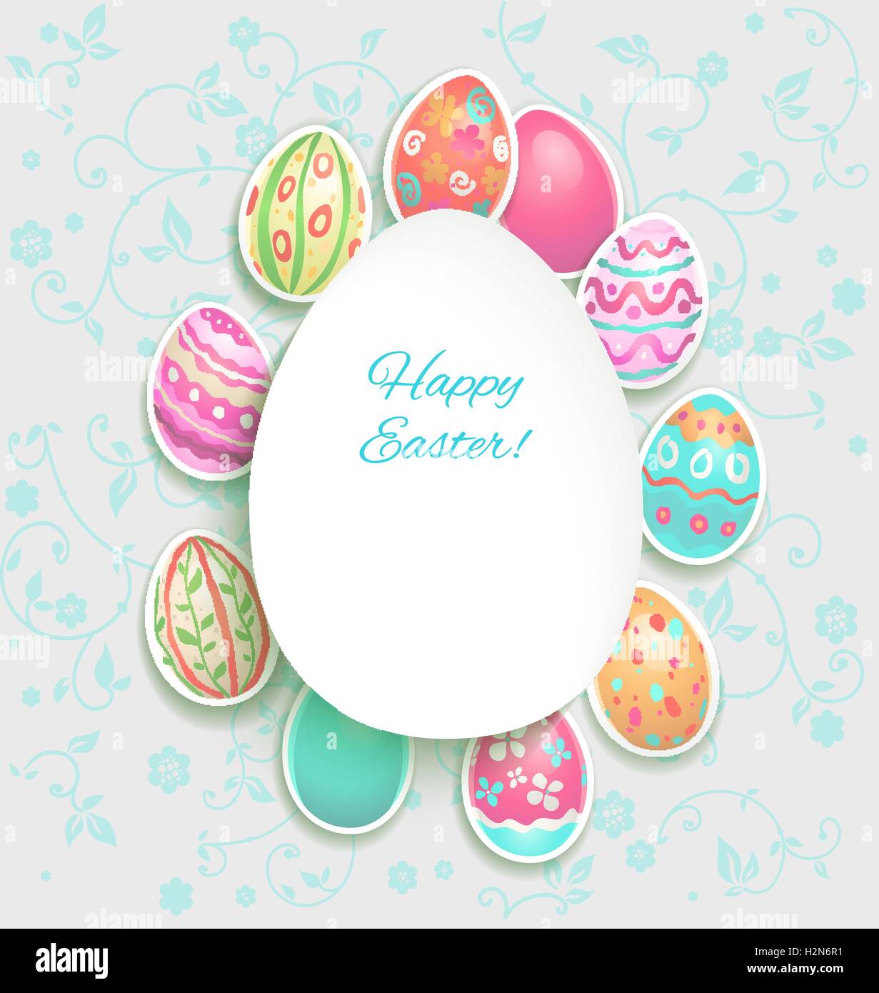 Spring holiday card Stock Vector Image & Art - Alamy