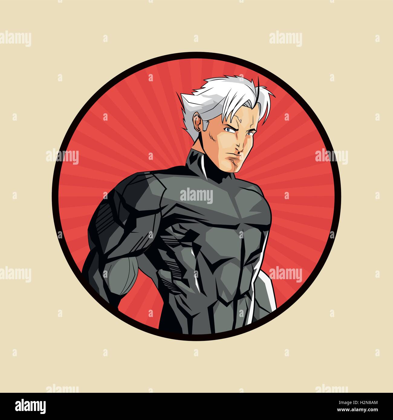 Superhero man cartoon design Stock Vector Image & Art - Alamy