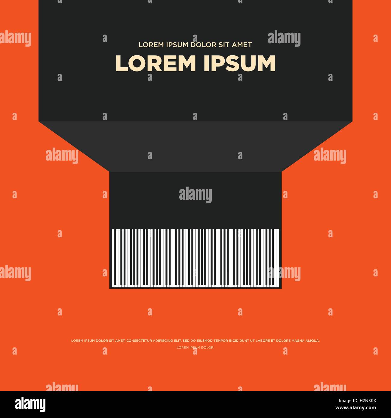 Piano retro vintage poster, card, book cover, banner, background flat ...