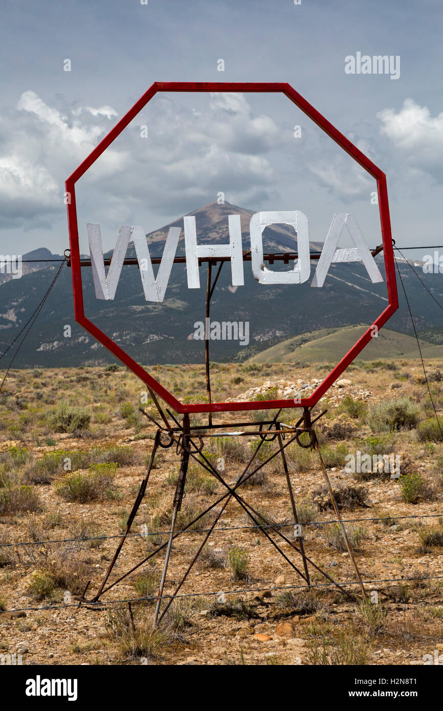 Baker, Nevada - Art at the end of a road just outside Great Basin ...