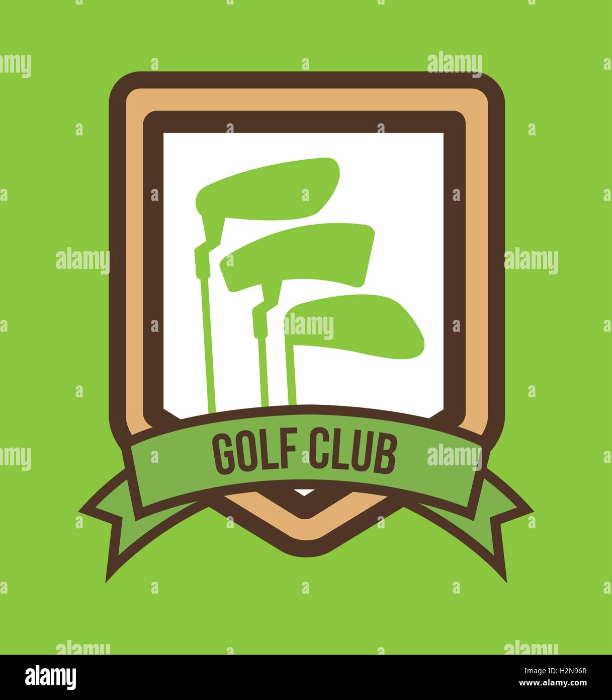 clubs of golf sport design Stock Vector Image & Art - Alamy