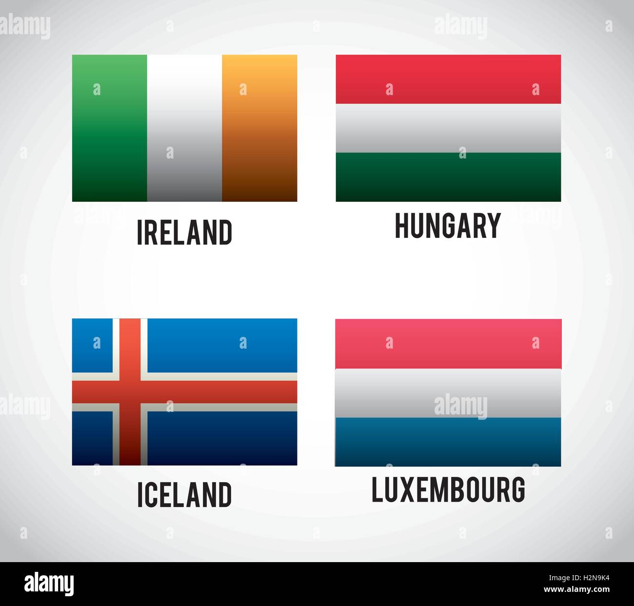 Isolated flags of europe design Stock Vector Image & Art - Alamy