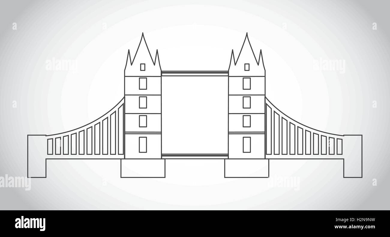 Isolated london bridge design Stock Vector Image & Art - Alamy
