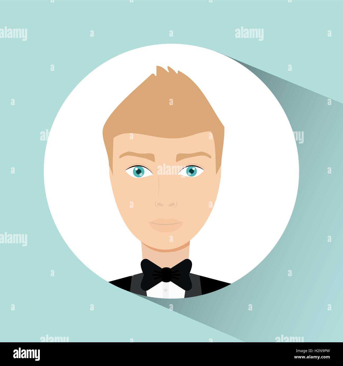 Man cartoon inside circle design Stock Vector Image & Art - Alamy