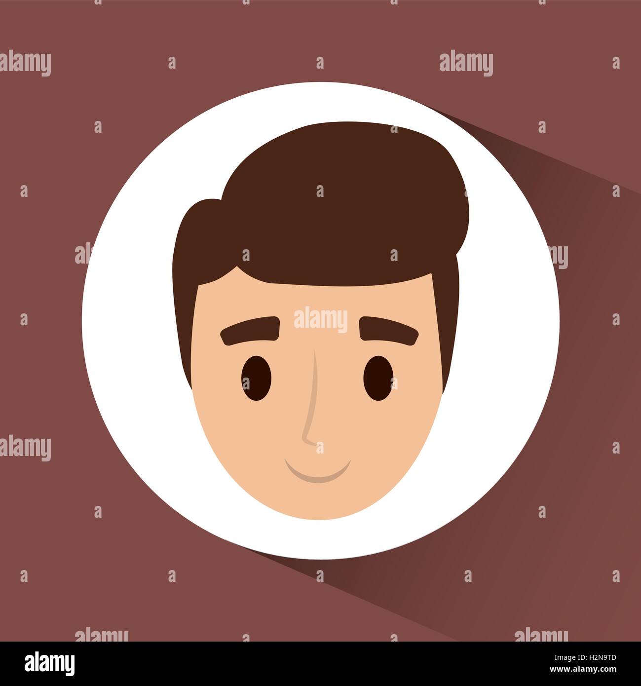 Man cartoon inside circle design Stock Vector Image & Art - Alamy
