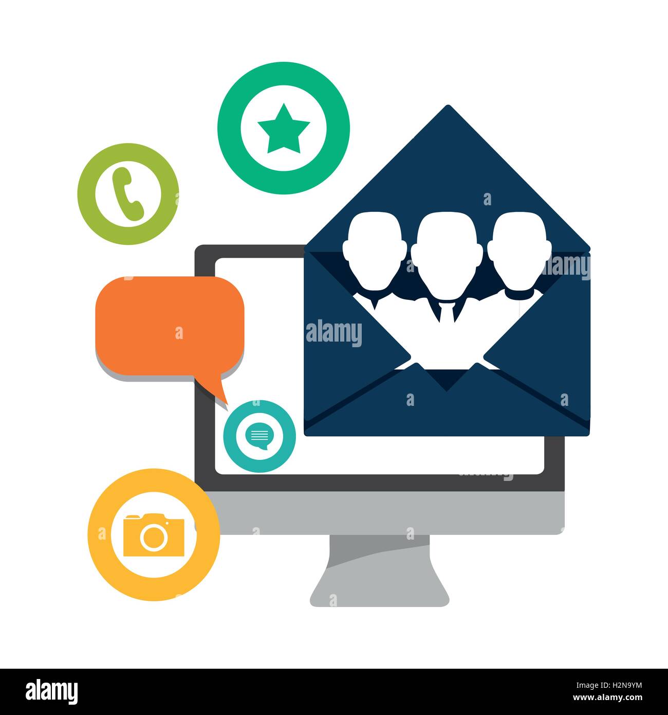 Social Network Vector Design Stock Vector Image And Art Alamy 5920