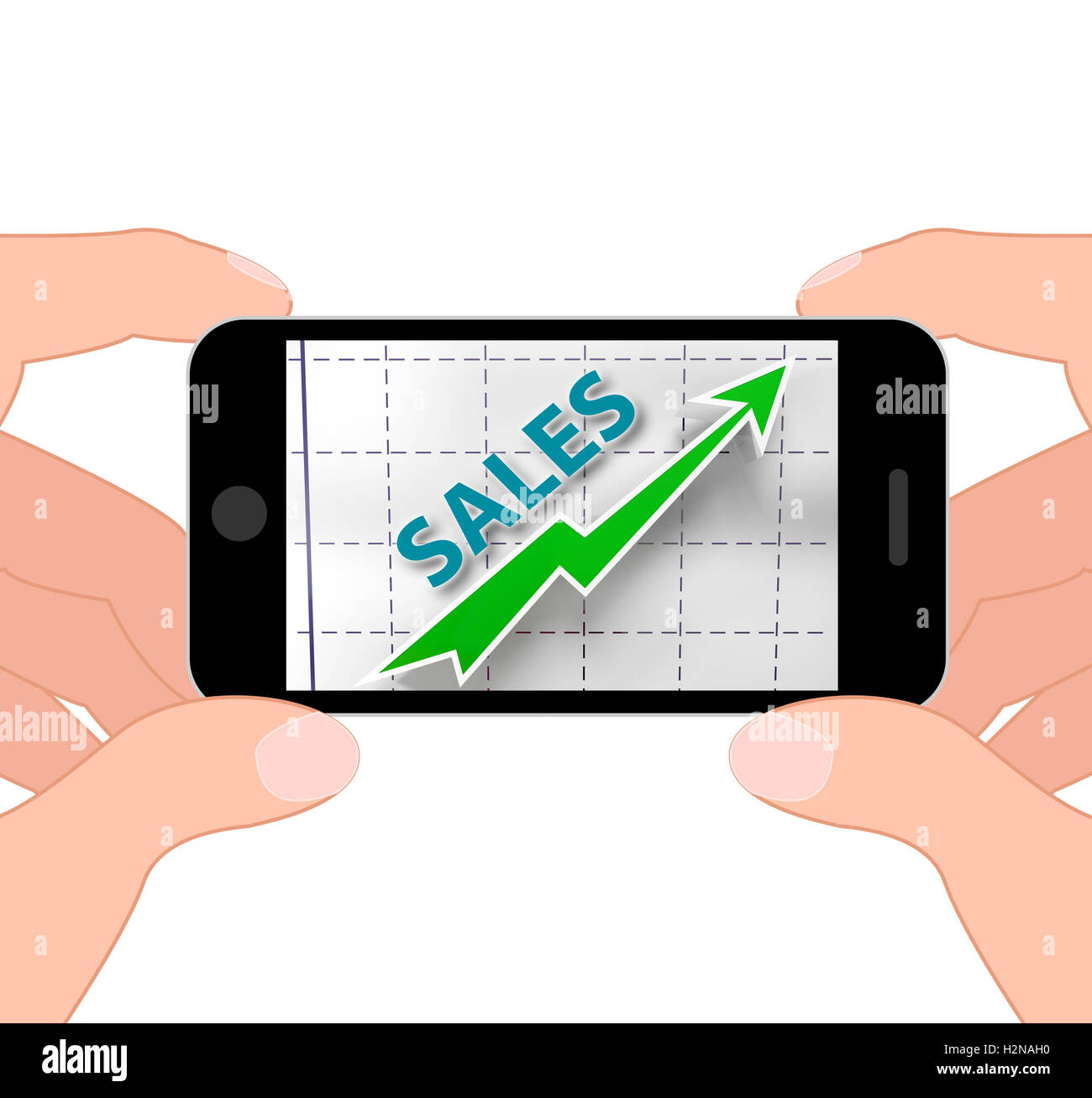 Sales graph hi-res stock photography and images - Alamy