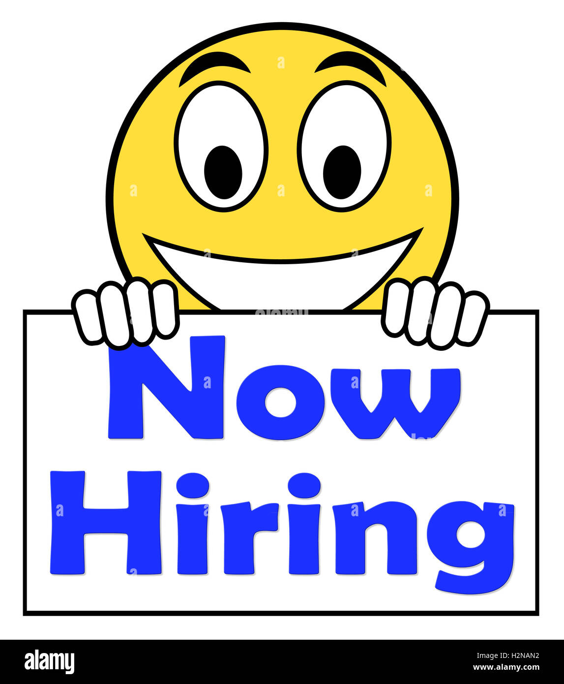 Now hiring sign showing job hi-res stock photography and images - Alamy