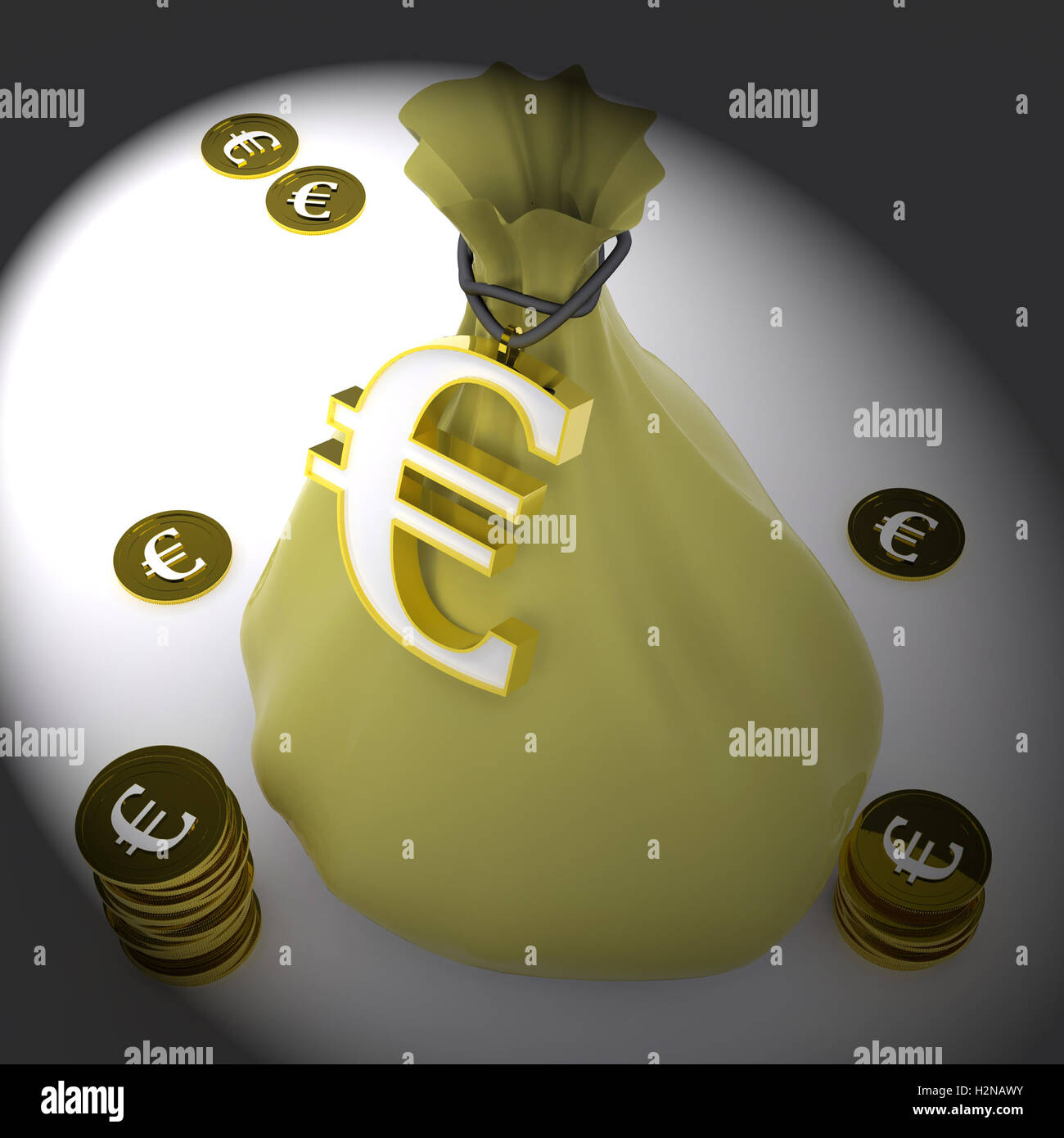 Bag with euro sign hi-res stock photography and images - Alamy