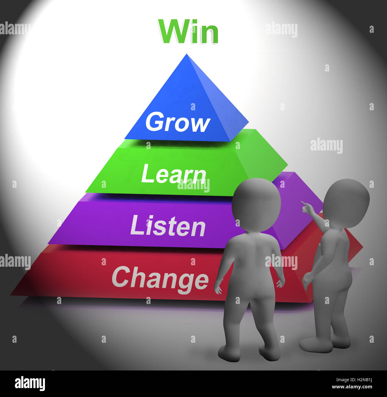 Win Symbol Meaning Competition Record Or Goal Stock Photo - Alamy