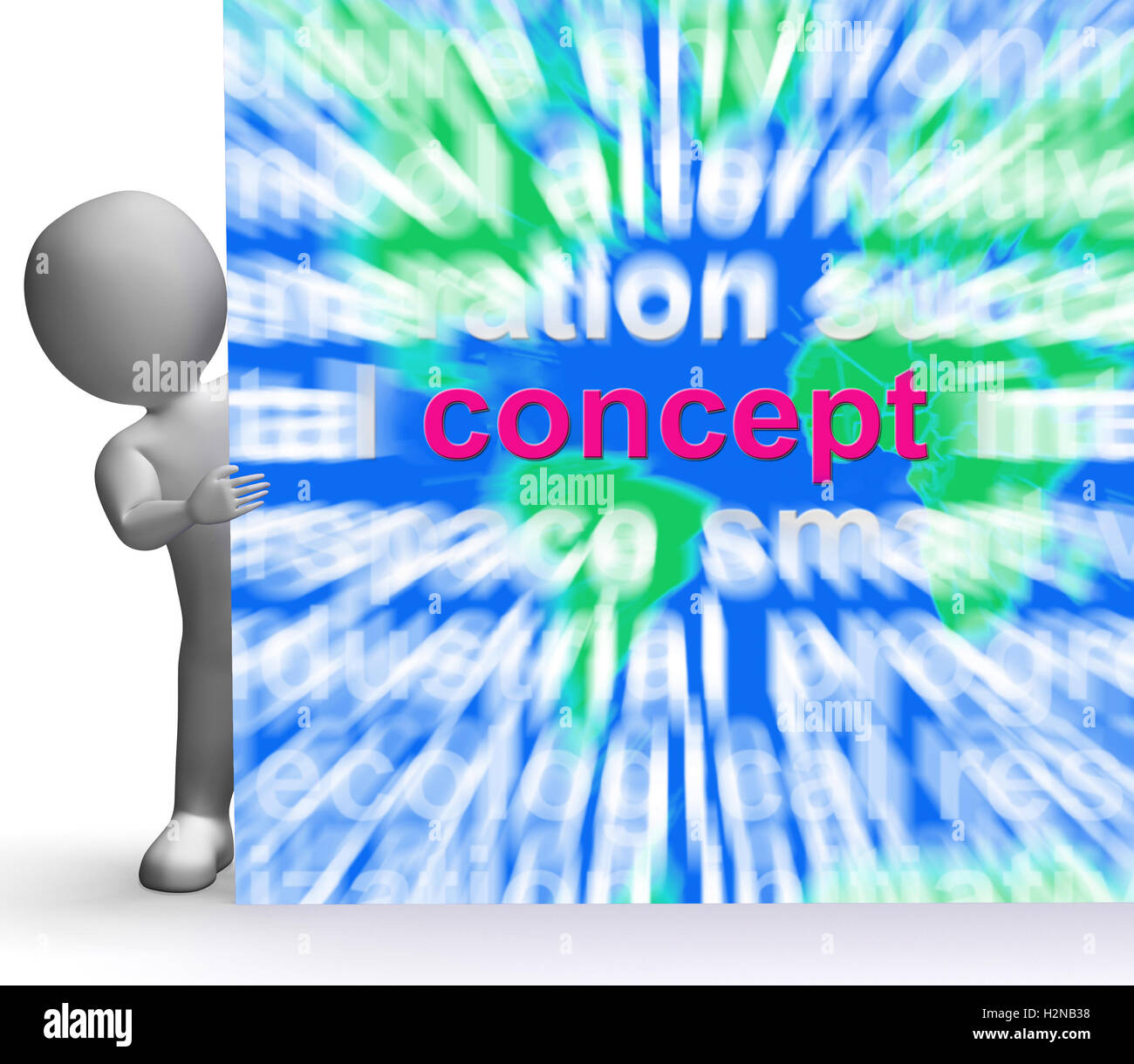 Concept Word Cloud Sign Showing Idea Concepts Stock Photo - Alamy