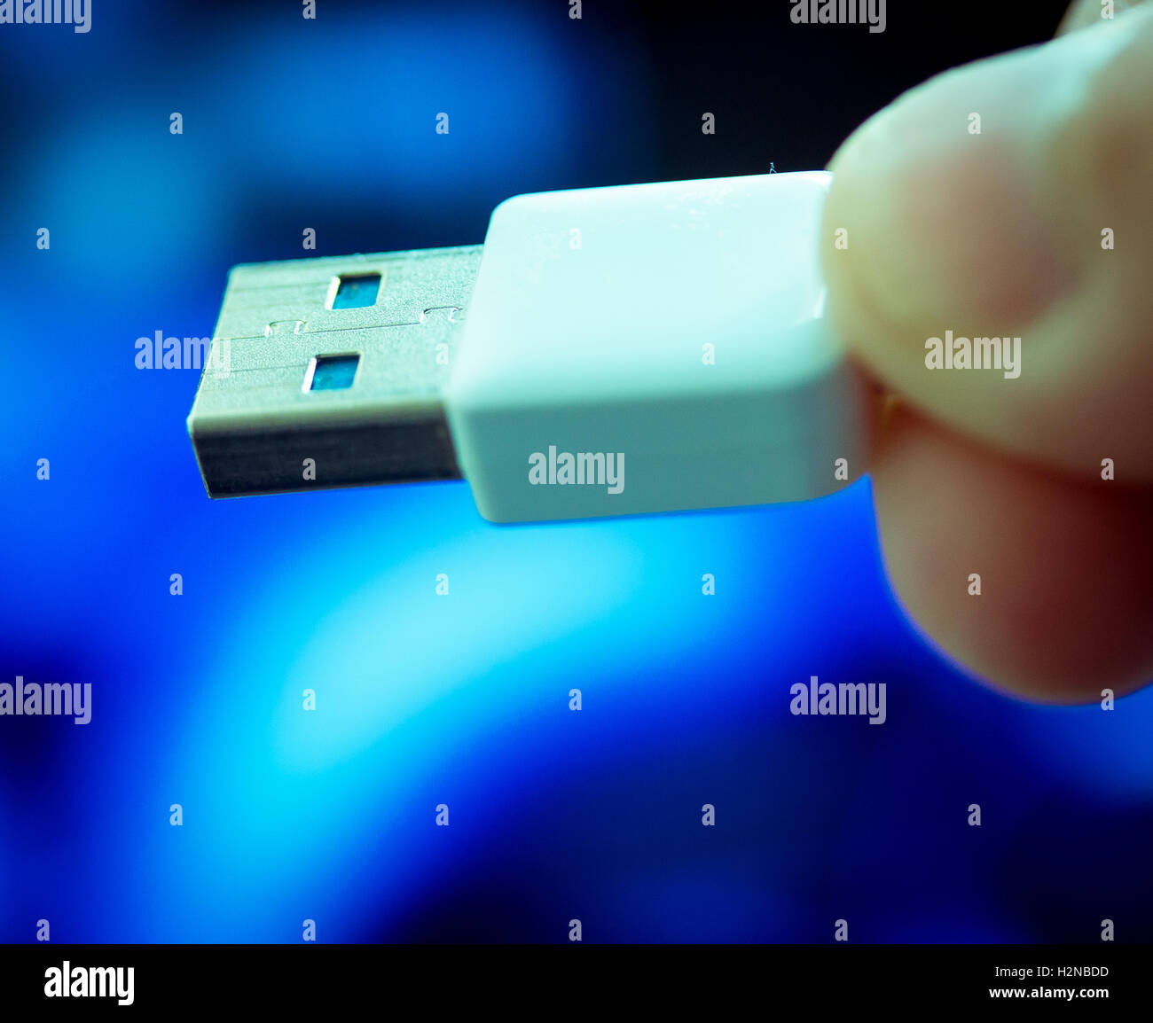 Usb Lead Indicating Computer Hardware And Digital Stock Photo - Alamy