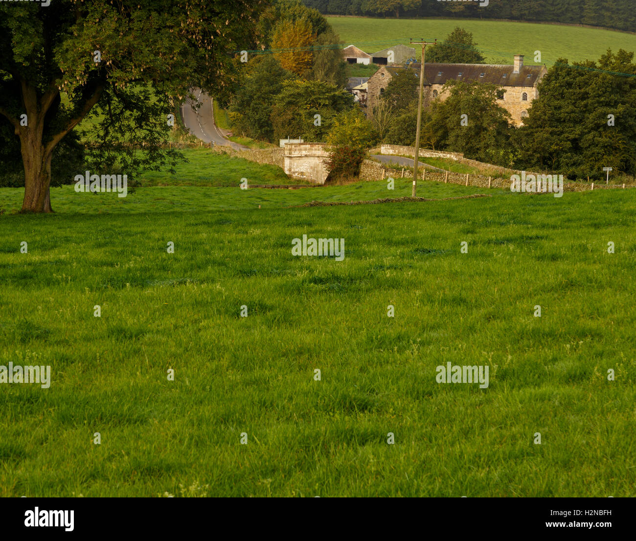 Bridge over the River Manifold - on the Leek Road. In Longnor ...