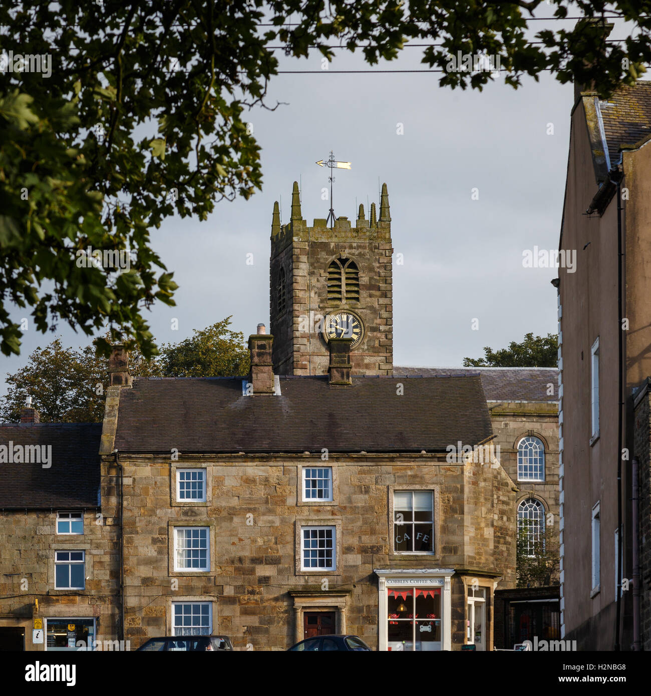 St Bartholomew Church, in the Peak District. In Longnor, Staffordshire ...