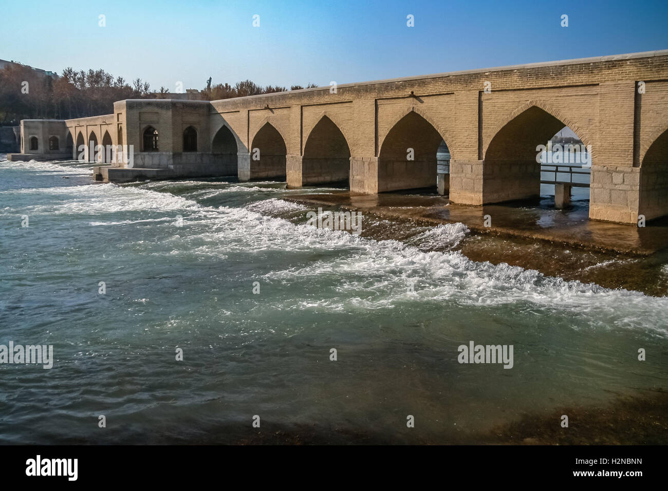 Beautiful old bridge in Esfahan in Iran Stock Photo - Alamy