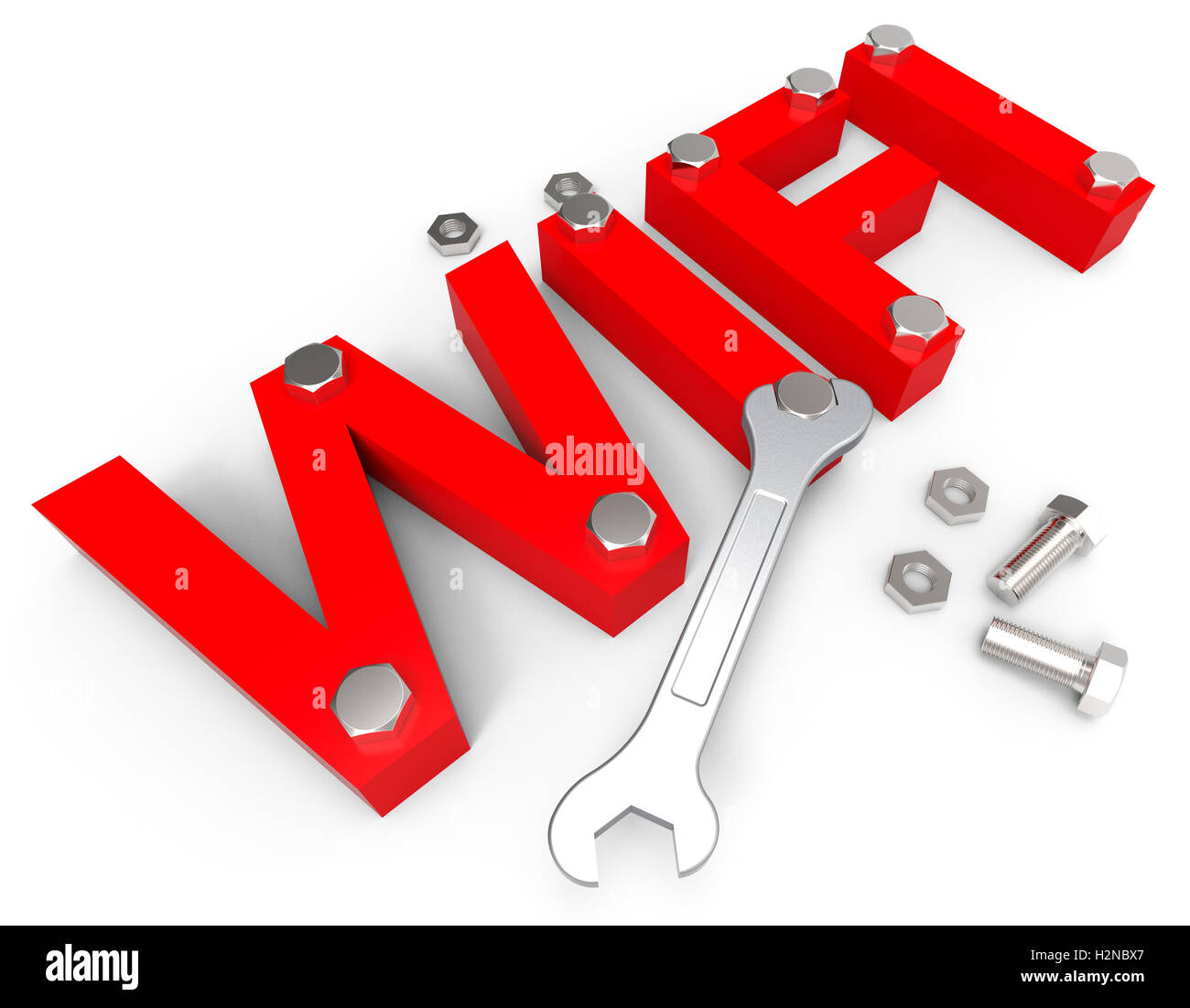 Wifi Tools Showing World Wide Web And Website Stock Photo - Alamy