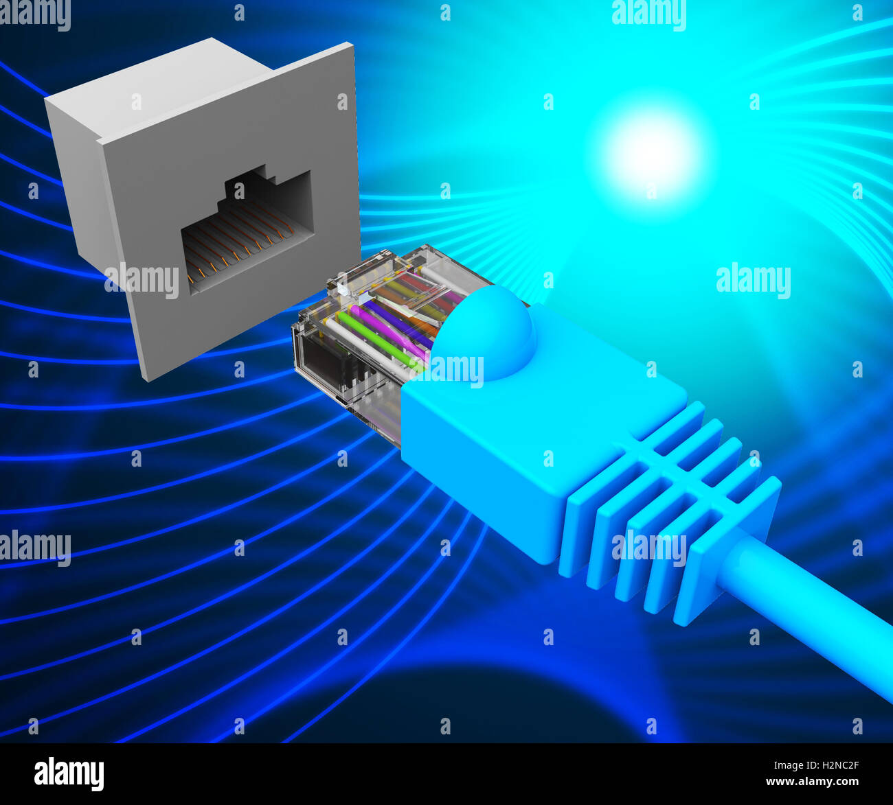 Network Connection Meaning World Wide Web And Global Communications ...