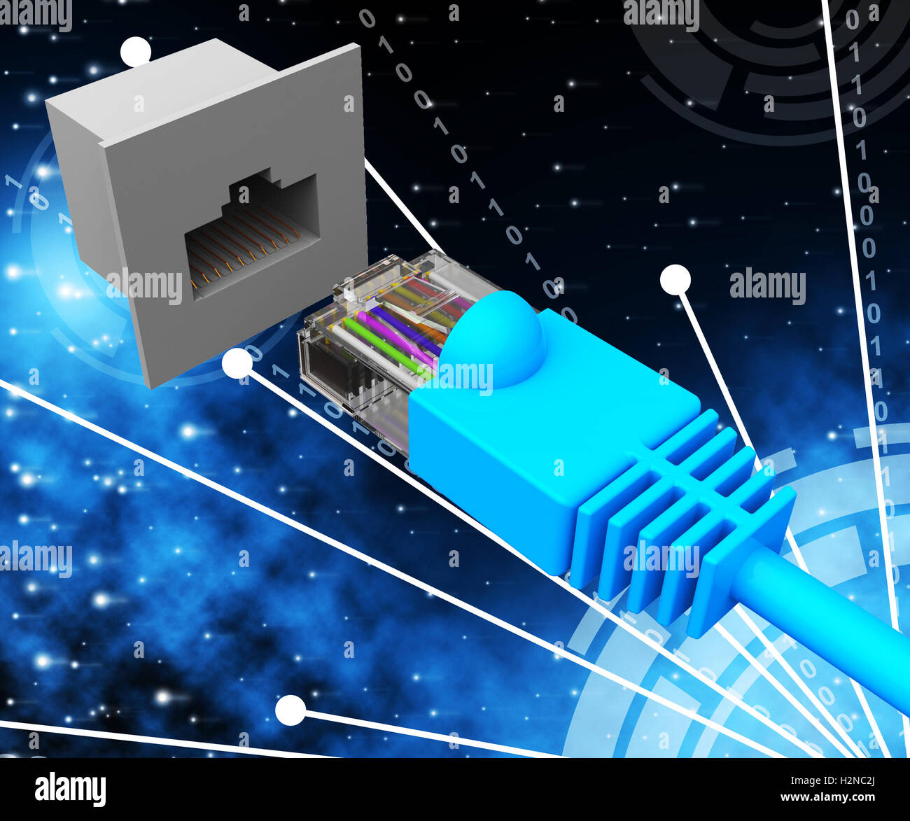 World Wide Connection Representing Web Site And Digital Stock Photo - Alamy