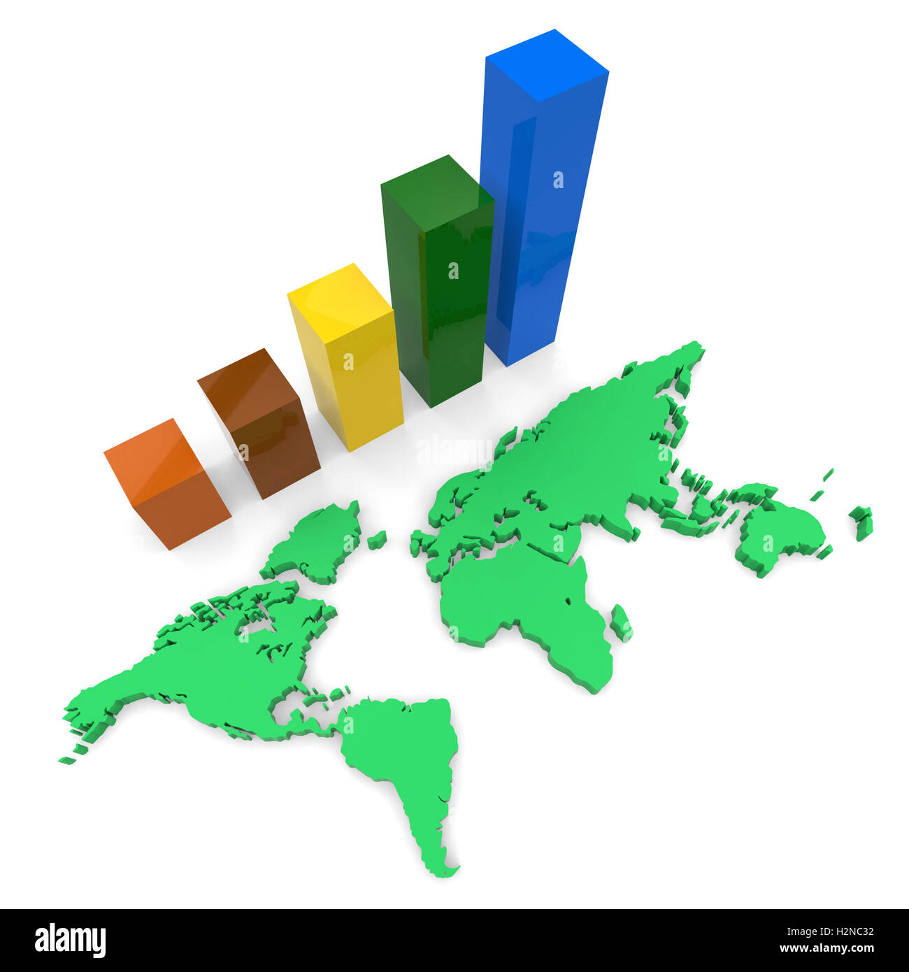 World Wide Growth Meaning Improvement Advance And Up Stock Photo - Alamy
