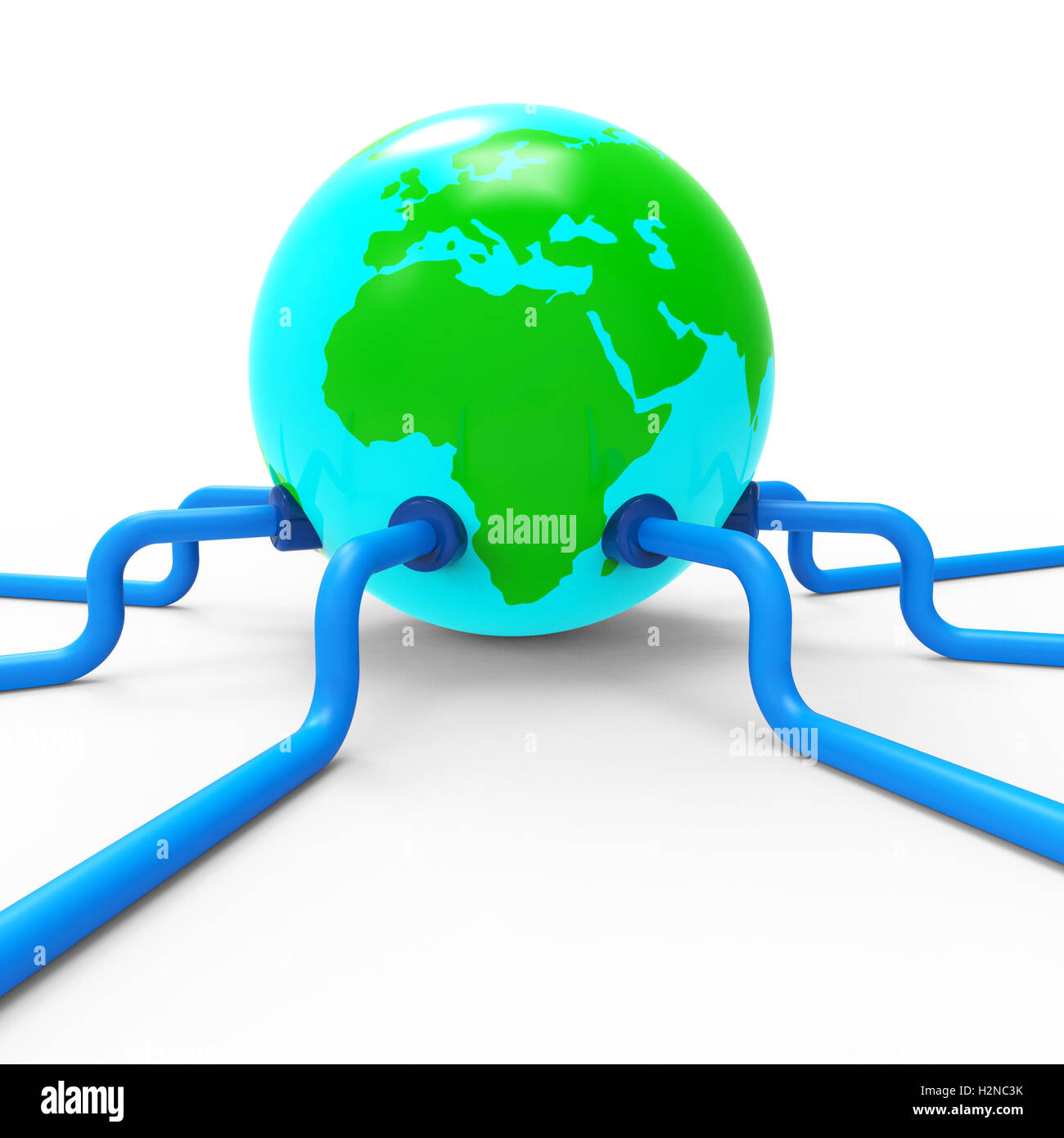 Worldwide Network Indicating Global Communications And Computer Stock ...